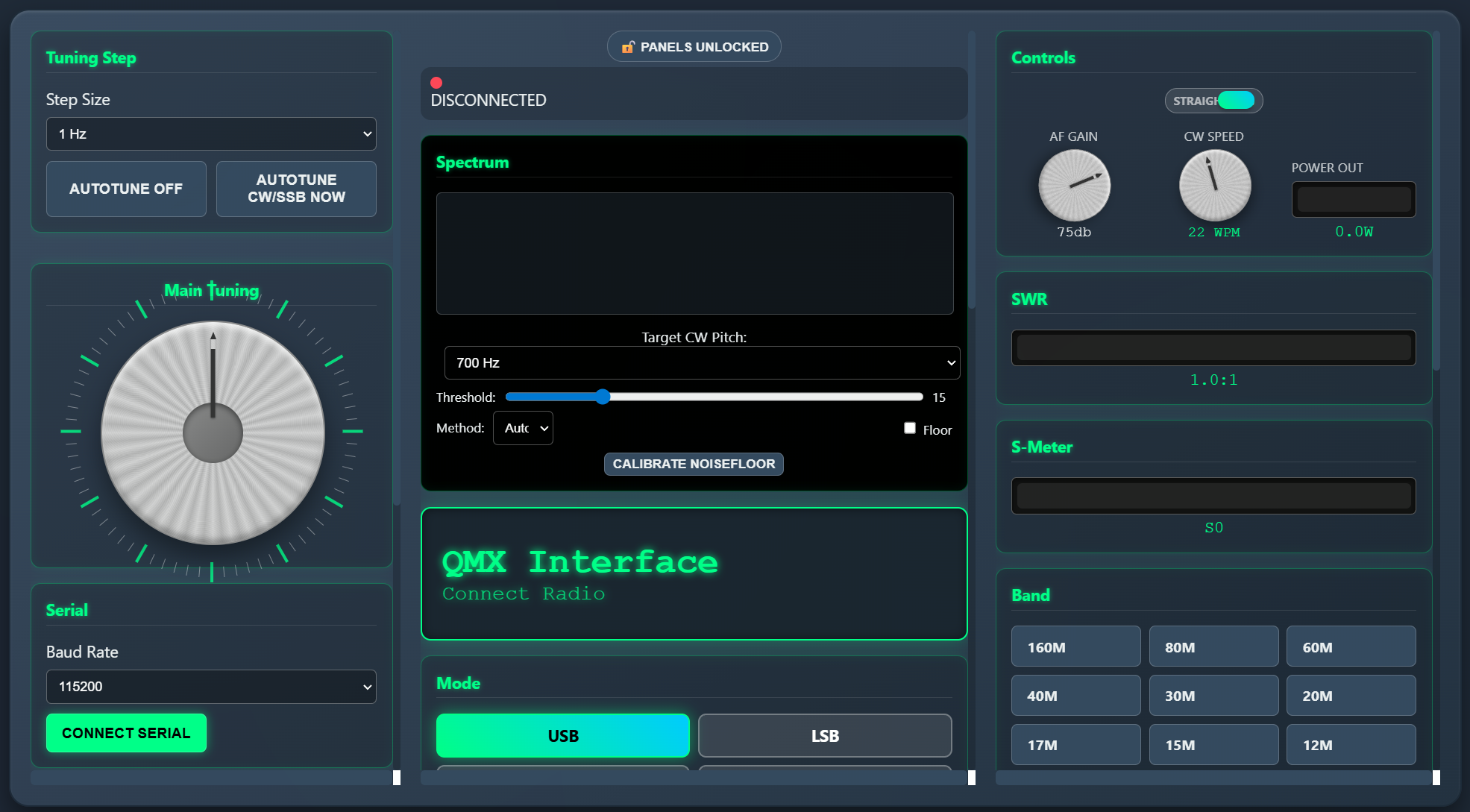 QMX Transceiver Interface